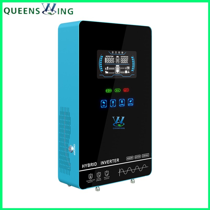 4.5KW/4500Watt 24VDC 150A MPPT Touchable Button Hybrid Solar Inverter ...