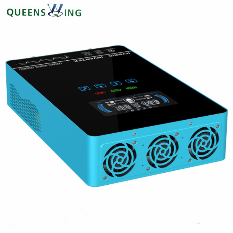 4.5KW/4500Watt 24VDC 150A MPPT Touchable Button Hybrid Solar Inverter ...