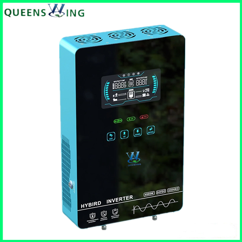 4.5KW/4500Watt 24VDC 150A MPPT Touchable Button Hybrid Solar Inverter ...