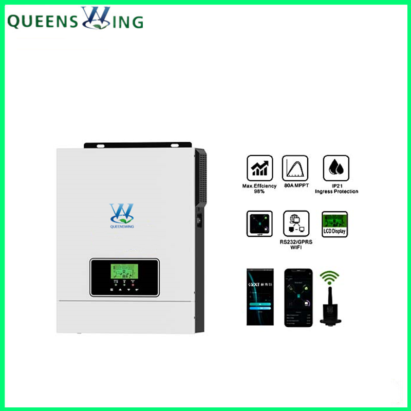 3.2KVA 24VDC 80A MPPT Hybrid Solar Power Inverter with PV Input 3000W ...